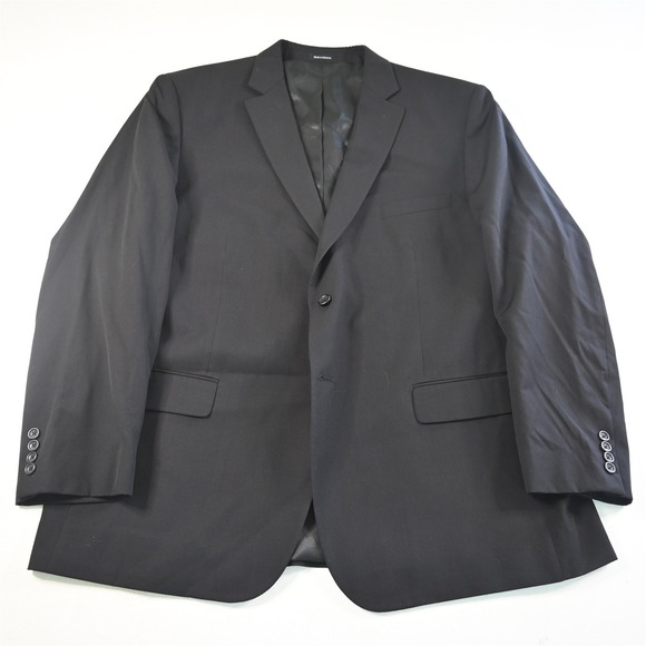 Pronto Uomo | Suits & Blazers | Pronto Uomo 5l Solid Black 00 Wool Mens ...
